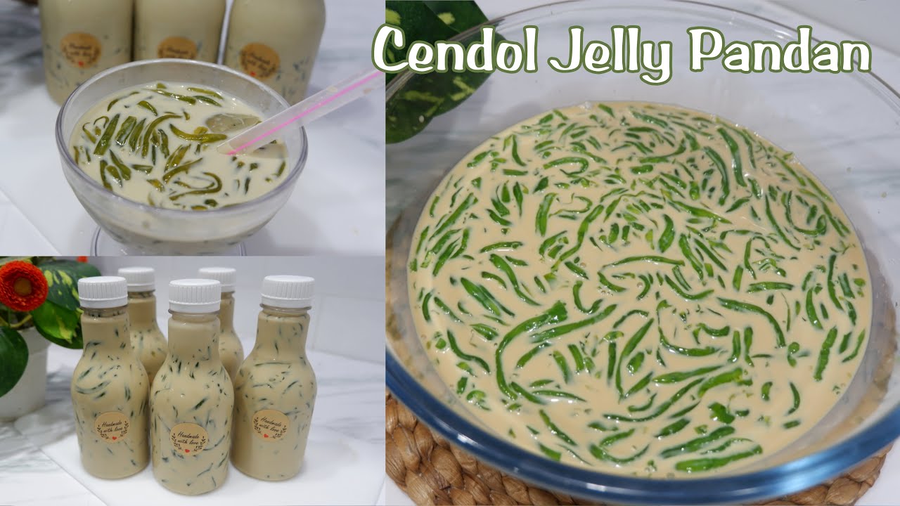 CARA MEMBUAT CENDOL JELLY PANDAN || SEGAR & NIKMAT || IDE MINUMAN ...