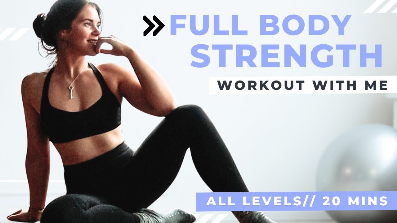 Home STRENGTH Workout // No Equipment // 20 Min // Beginner Friendly ...