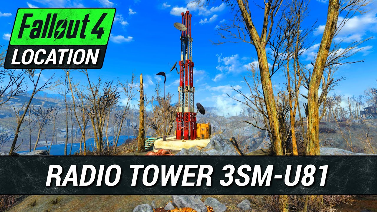 Guide To Radio tower 3SM-U81 in Fallout 4 - YouTube