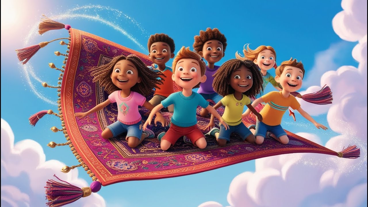 "Flying on a Magic Carpet" is an enchanting and adventurous kids' song ...