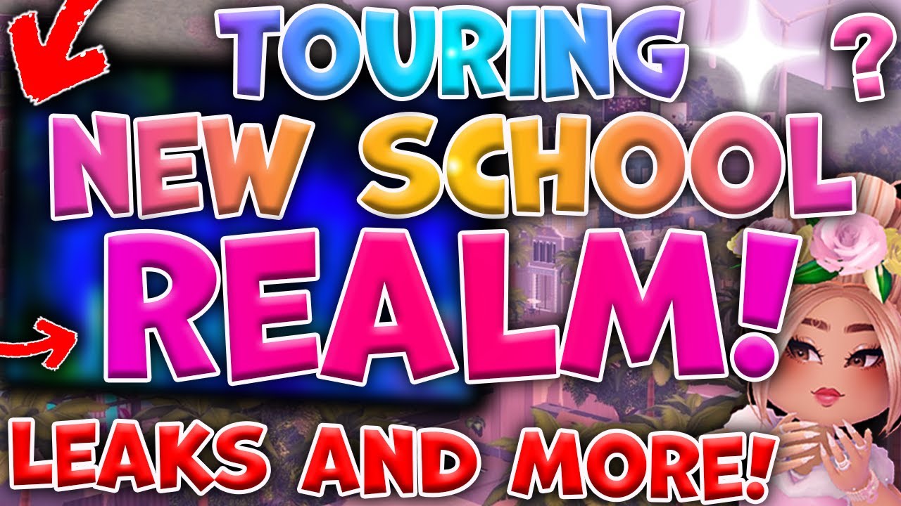 LOOKING AT NEW SCHOOL CAMPUS 3 REALM With LEAKS Royale High Update ...