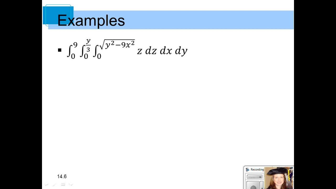 Calculus III Triple Integrals and Applications Part 1 - YouTube
