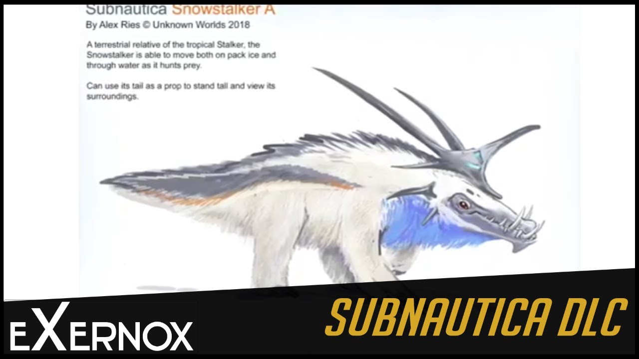 Snowstalker Concept Art Collection | Subnautica: Below Zero - YouTube