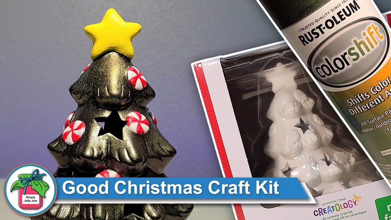 Custom Painted Creatology Light Up Ceramic Tree - YouTube