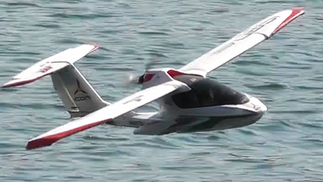 ICON A5 Scale Model - Touch and Gos, Low Passes, Landing - Flying at ...