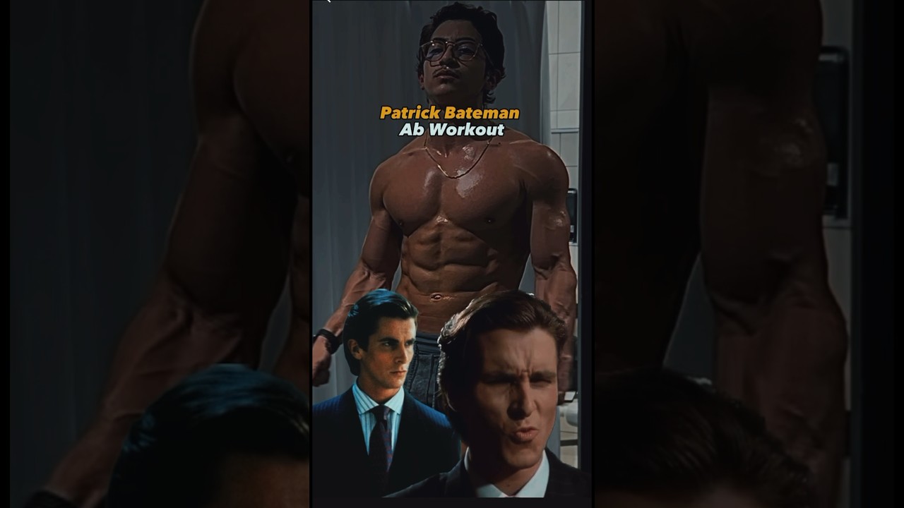 I TRIED PATRICK BATEMAN’S AB WORKOUT😳#bernardorebeil #patrickbateman # ...