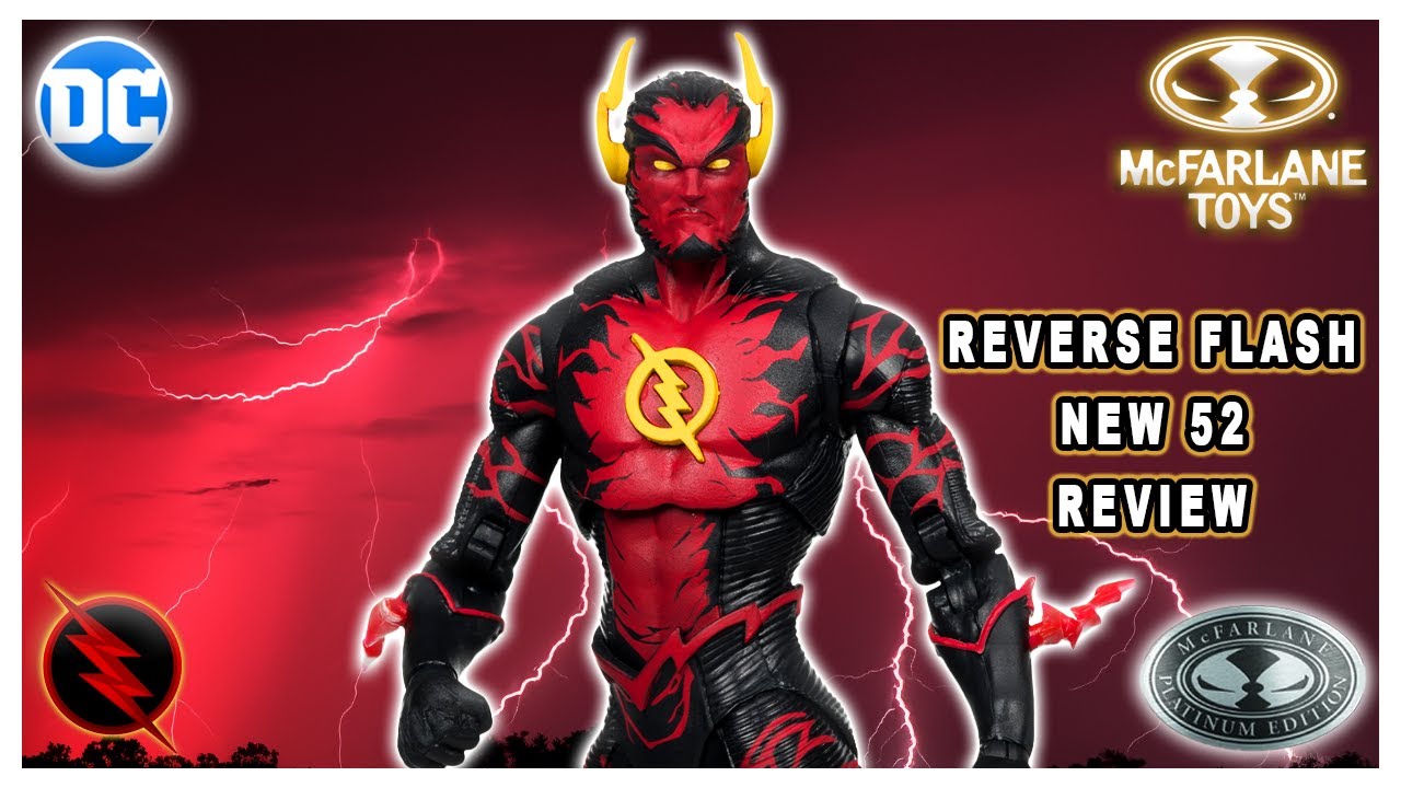 McFarlane DC Multiverse Reverse Flash New 52 Platinum 7" Action Figure ...