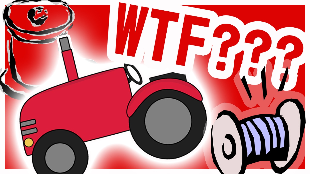 RUBBER BAND COTTON REEL TRACTOR - YouTube