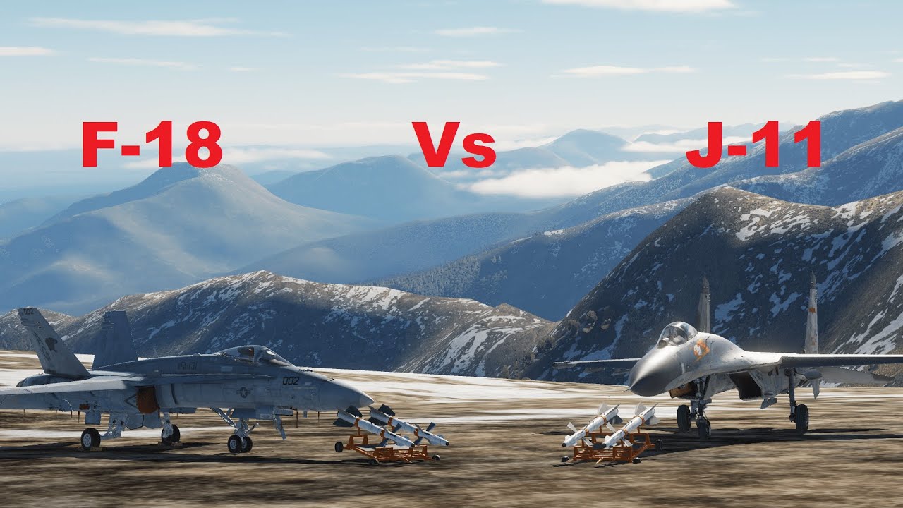 US F-18 Vs Chinese J11 Dogfight Guns Only | Dog Fight | Cockpit Cam ...