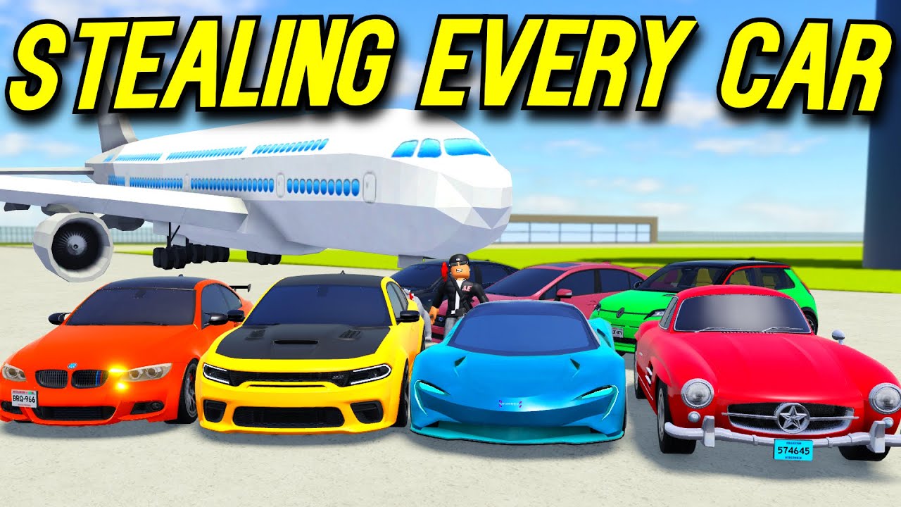 I Stole EVERY Car in Roblox RP - YouTube
