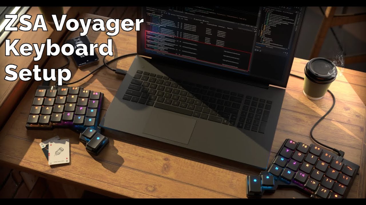 My ZSA Voyager Keyboard Setup! - YouTube