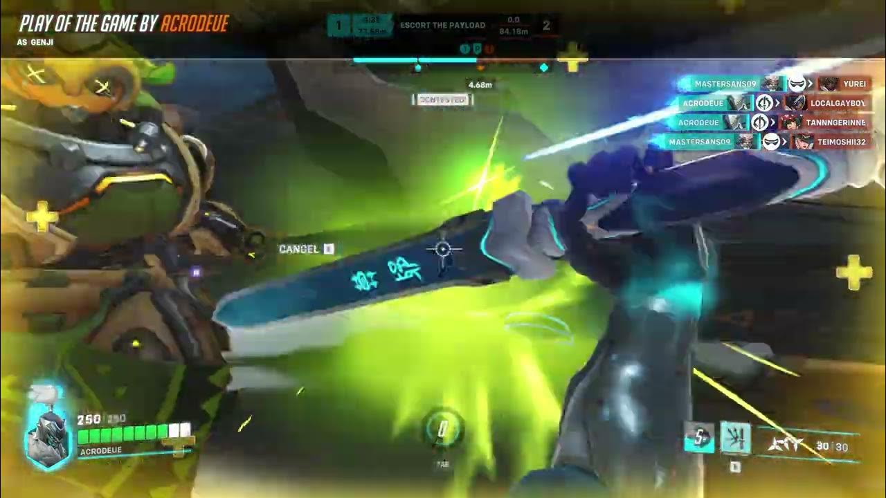 1st RANKED GENJI POTG - YouTube