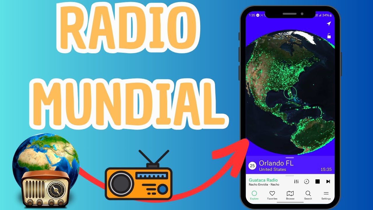 RADIO GARDEN 🛰️ PARA ESCUCHAR EMISORAS DE RADIO DEL MUNDO 🌏 - YouTube