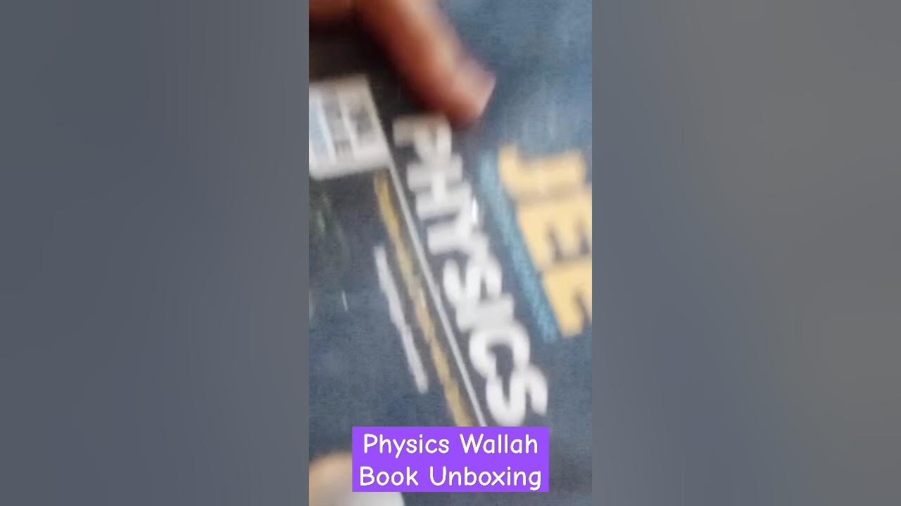 Physics Wallah Book Unboxing ️ #shorts#shortsvideo - YouTube