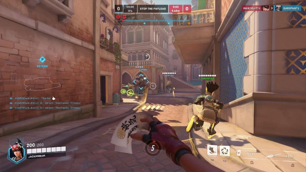 Overwatch 2: "Kiriko Diff" Tank Said - JackMrBum - YouTube