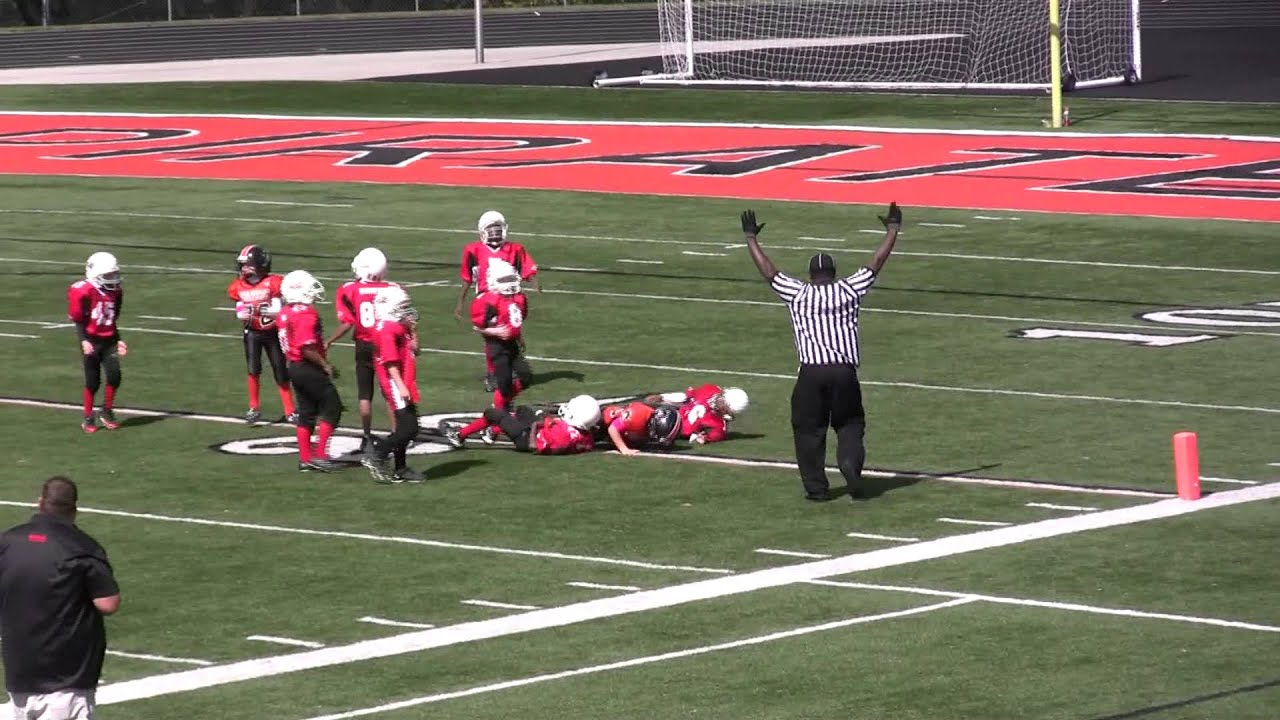 Great run by Tongate, nice pancake block by Jackson - YouTube