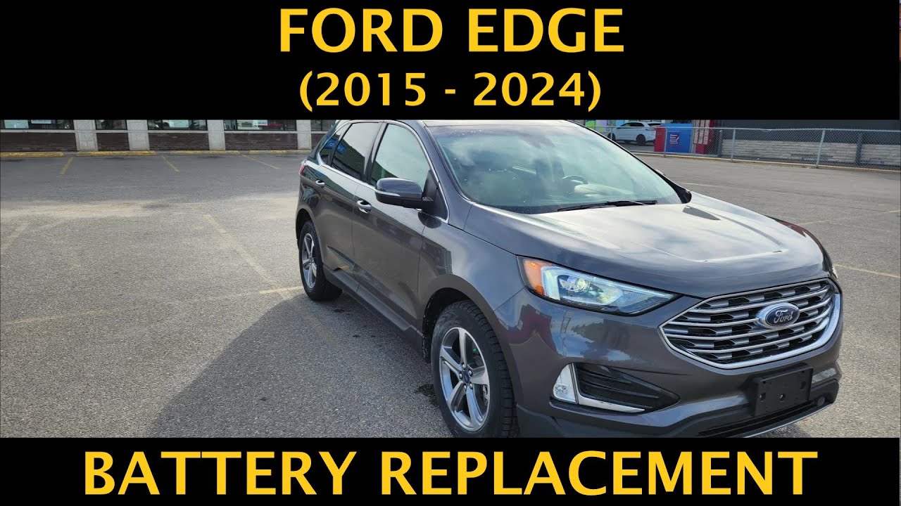 Ford Edge - BATTERY REPLACEMENT / REMOVAL (2015 - 2024) - YouTube