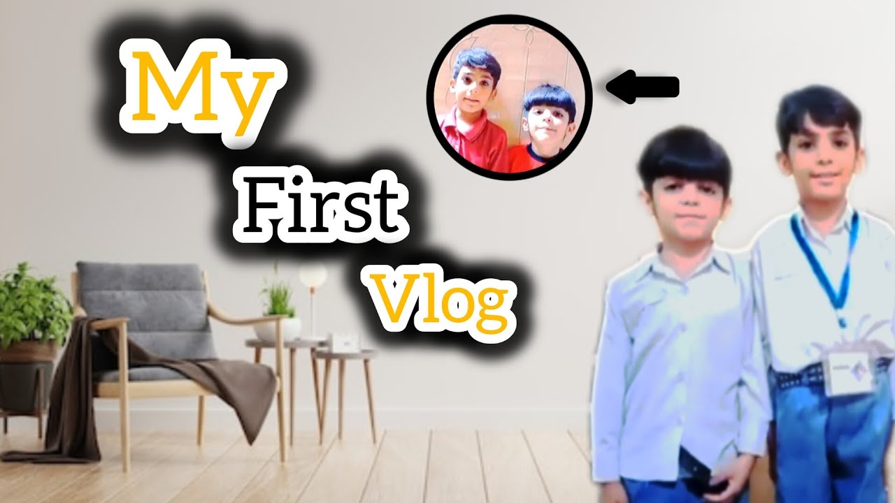 'my first vlog🎬||Aj hamara last paper tha 📄 || khizar crazy tv - YouTube