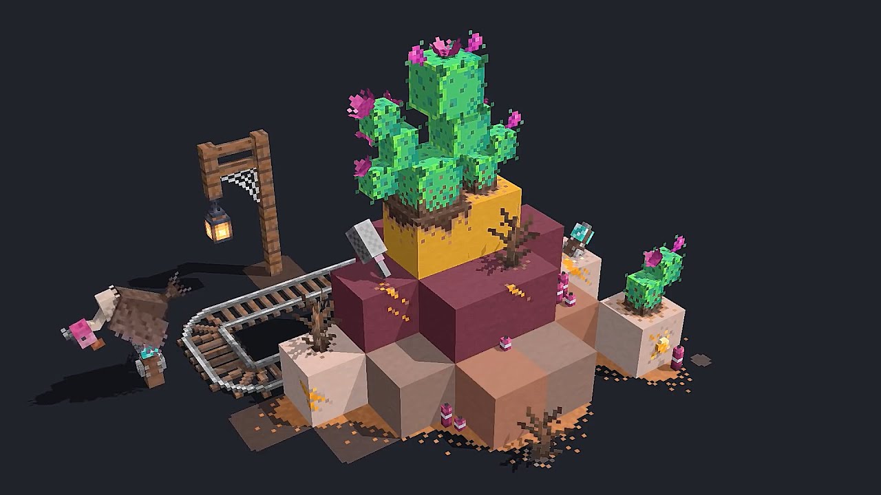 【Minecraft】不知何時會登場的惡地更新!在前年出現在了Minecon 2019直播投票，那麼它實際上可能會怎麼更新呢 ...