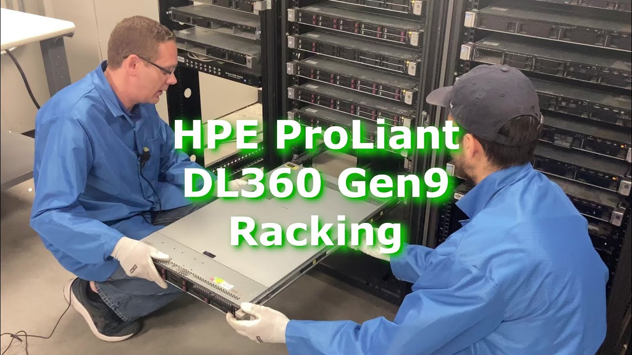 HPE ProLiant DL360 Gen9 | How To Rack a Server | Server Racking ...