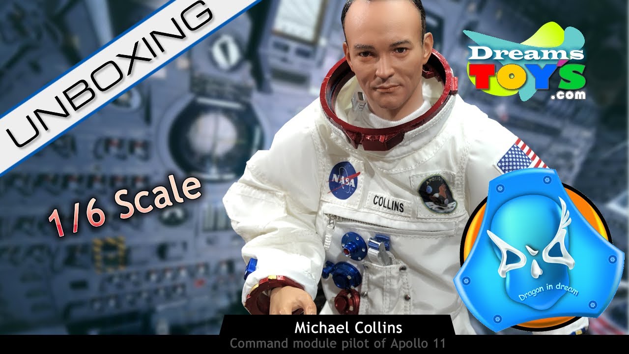 Unboxing Figura escala 1/6 Michael Collins Command module pilot of ...