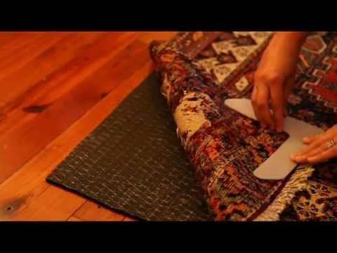 Curling rug corners - YouTube