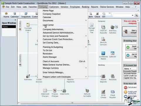 QuickBooks Pro 2012 Training the Easy Way - YouTube