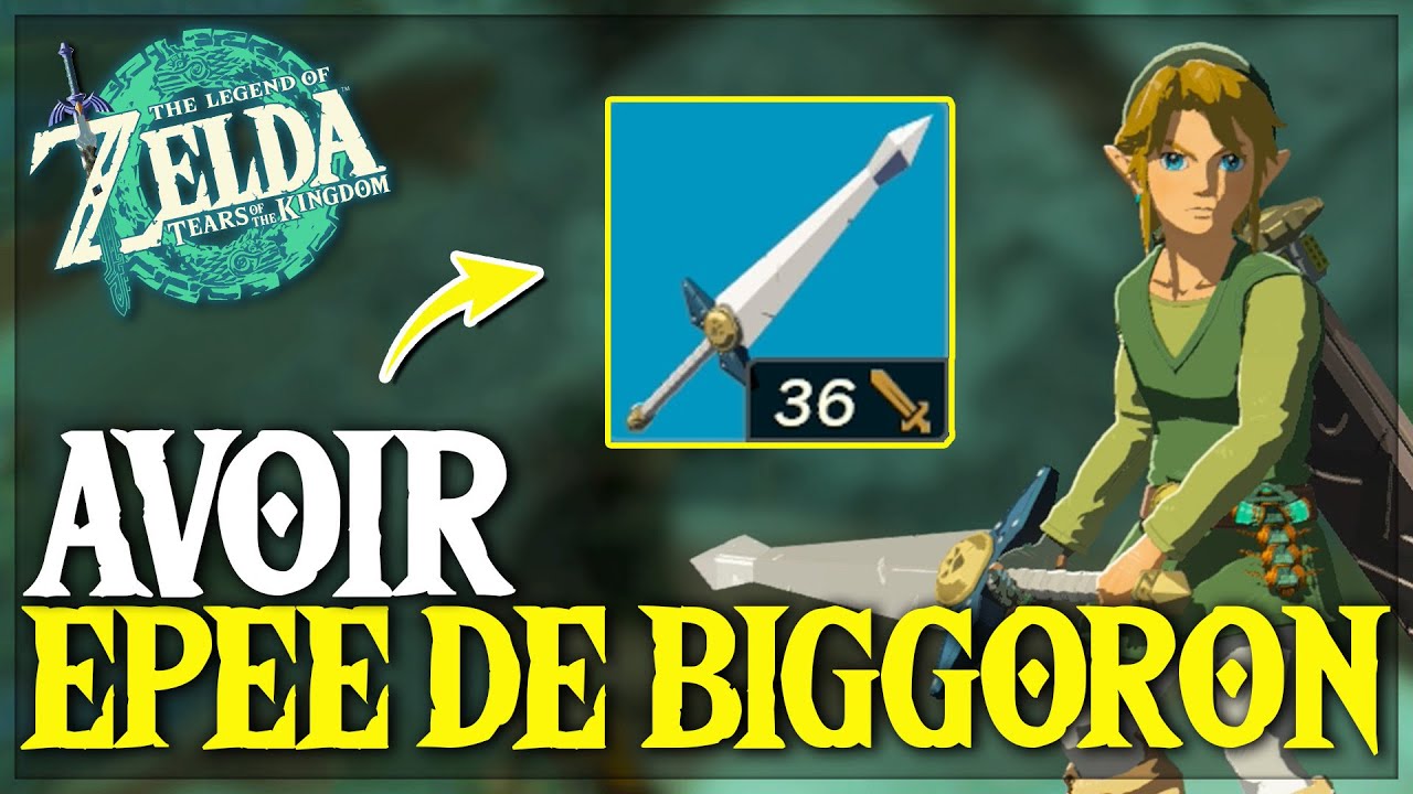 Comment Avoir l'ÉPÉE de BIGGORON dans Zelda Tears of the Kingdom - TUTO ...