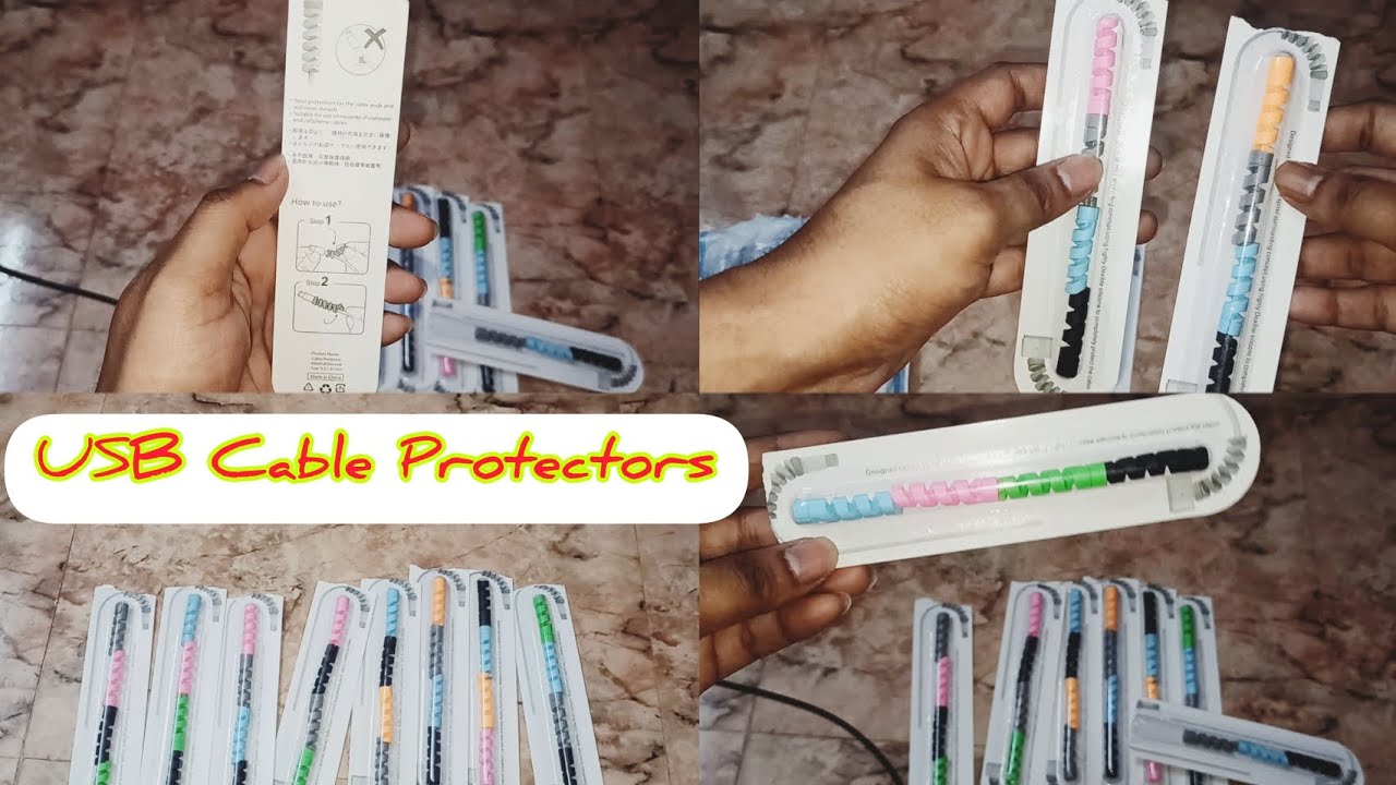 Jazx 32 Pieces Cable Protector | USB Cable Protectors | #flipkart #usb ...