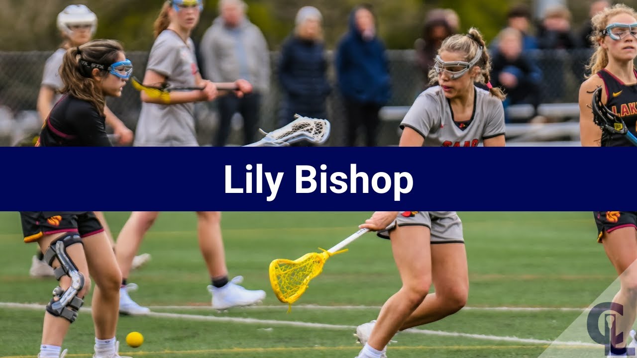 Lily Bishop Lacrosse Highlights - WA 2023 - Att. Mid - YouTube
