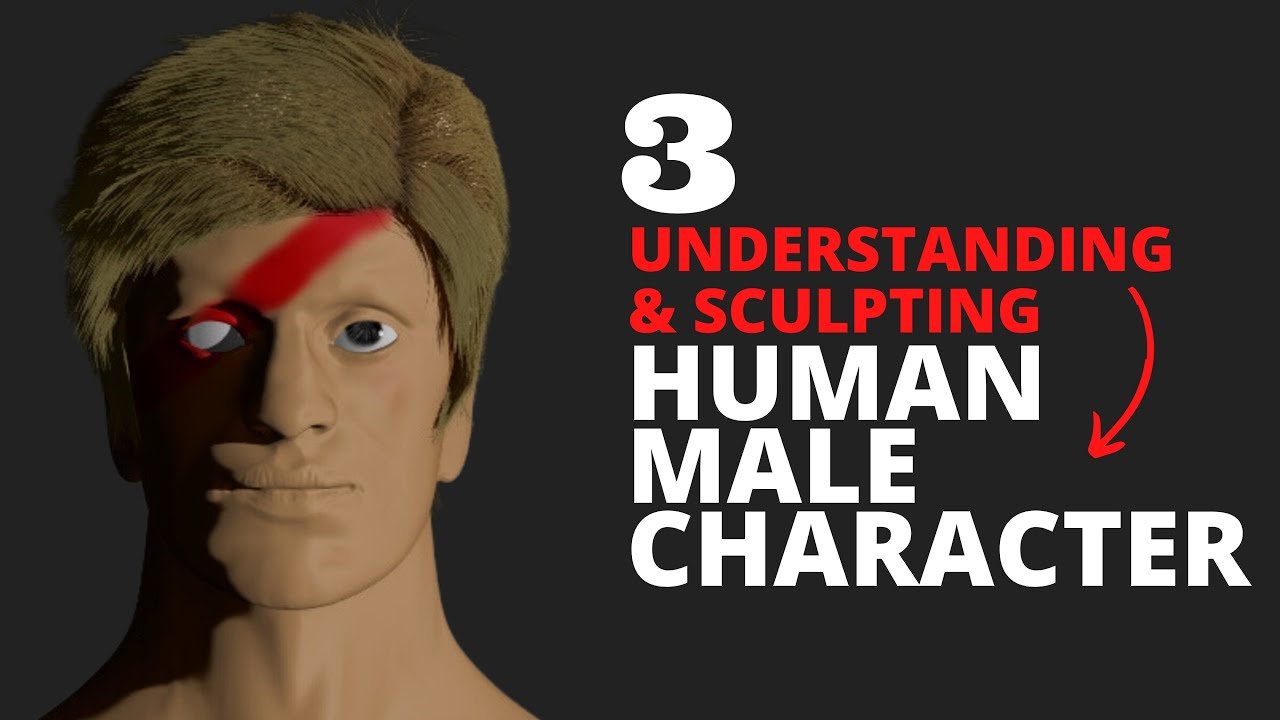 Sculpting a 3D Male Character: Live Game Character Creation! - YouTube