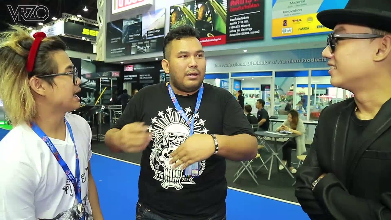 พาอ้วนจีบพริตตี้ในงานมอเตอร์โชว์ 2015 l VRZO - YouTube