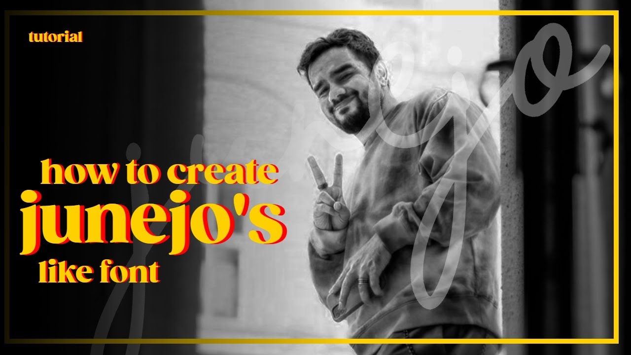 How to create Irfan Junejo's Font I Tutorial I Online I Free I - YouTube