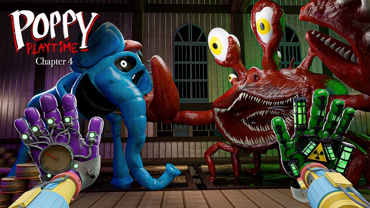Poppy Playtime: Chapter 4 - Monster FIGHT! (Gameplay #110) - YouTube