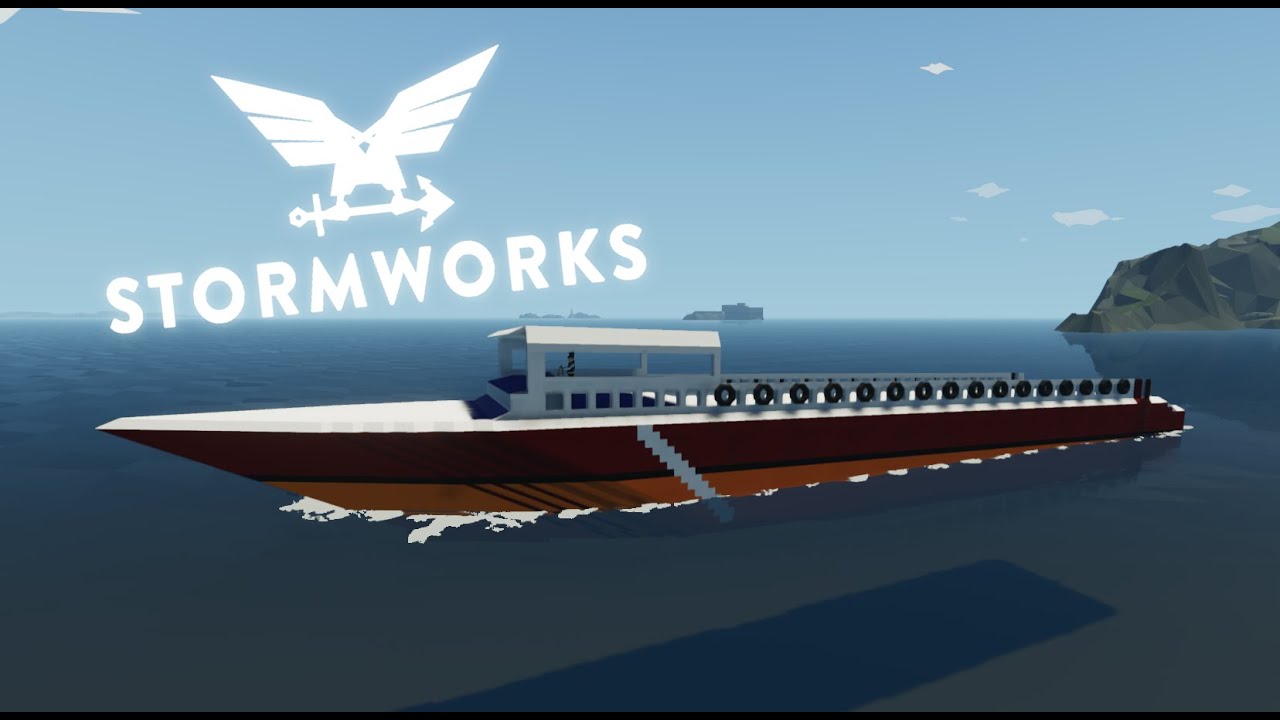 Stormworks - PATROL SHIP - Build series Part 2 - YouTube