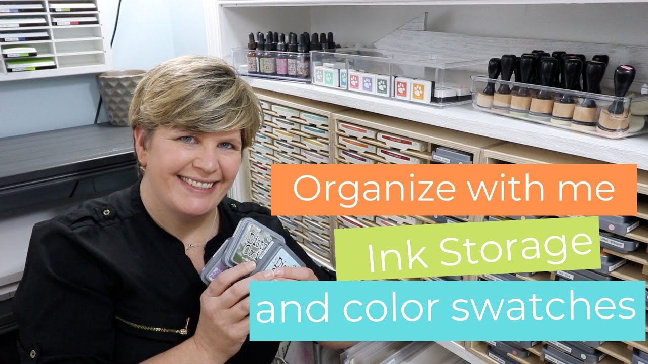 Organize with Me | Ink Storage | Color Swatches - YouTube