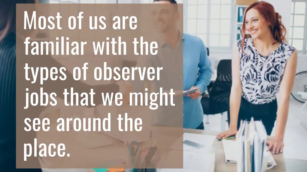 How to Become an Observer? - YouTube