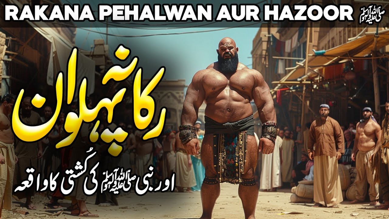 Rukana Pehlwan aur Nabi Pak ﷺ ki kushti | Story of Rukana | Rukana ...