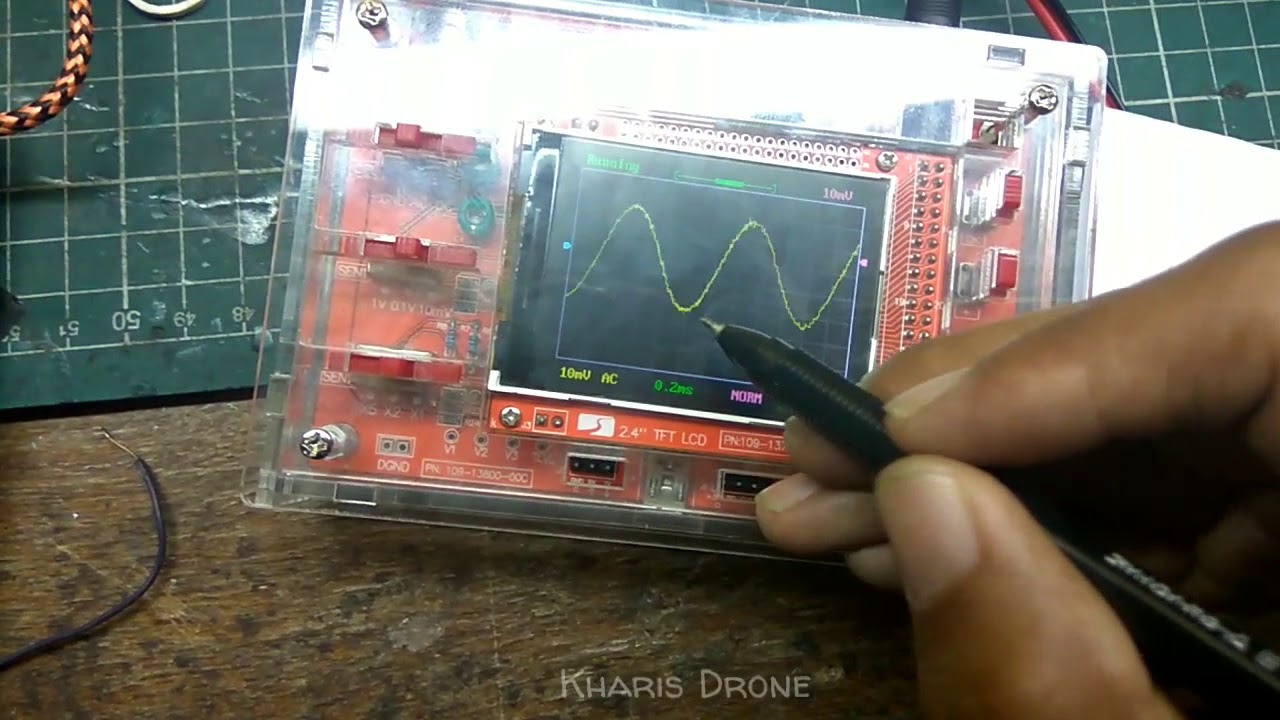 Test OSILOSKOP (CRO) mini Murah DSO138 - YouTube