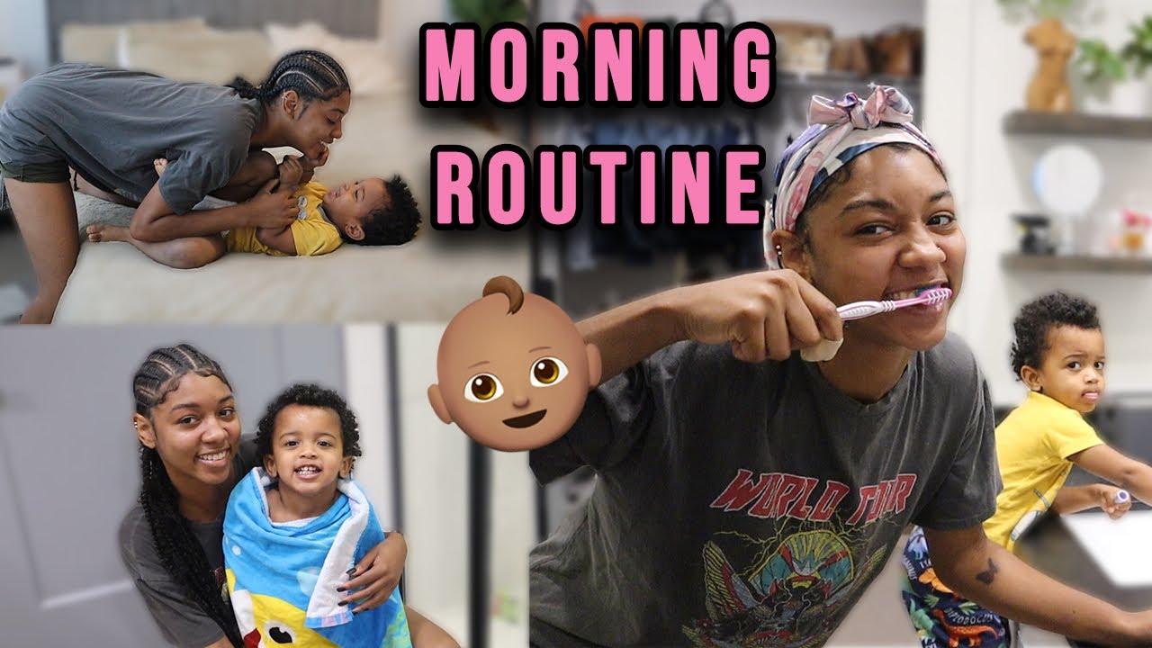 Young Single Mom Morning Routine with a Toddler !👶🏽 - YouTube