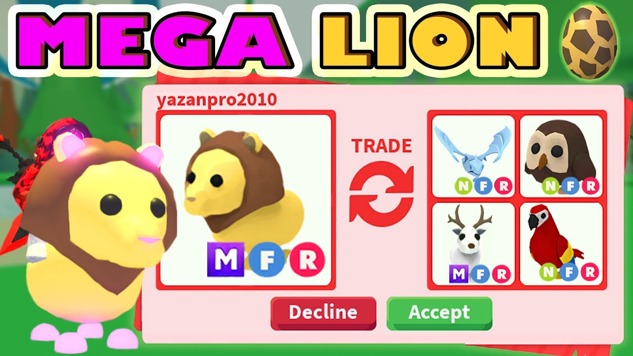 WHAT PEOPLE OFFER FOR MEGA LION 🦁🔥 IN 2023 ADOPT ME! ROBLOX - YouTube
