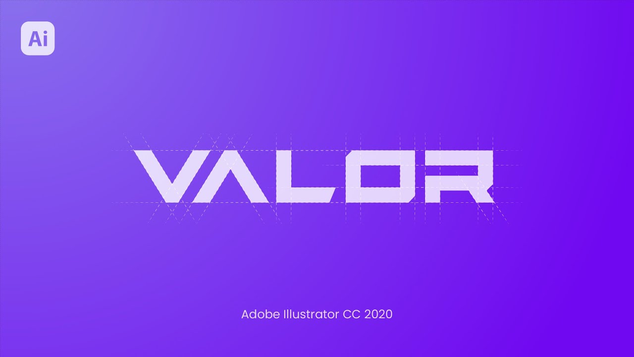 Create a Custom Font Logo / Wordmark Logo Tutorial | Adobe Illustrator ...