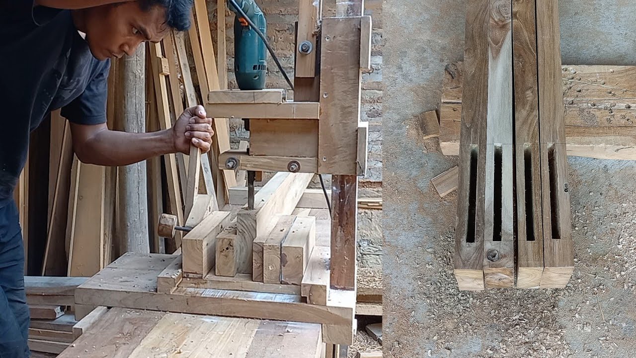 Kerja lebih cepat dengan alat bobok kayu buatan sendiri - YouTube