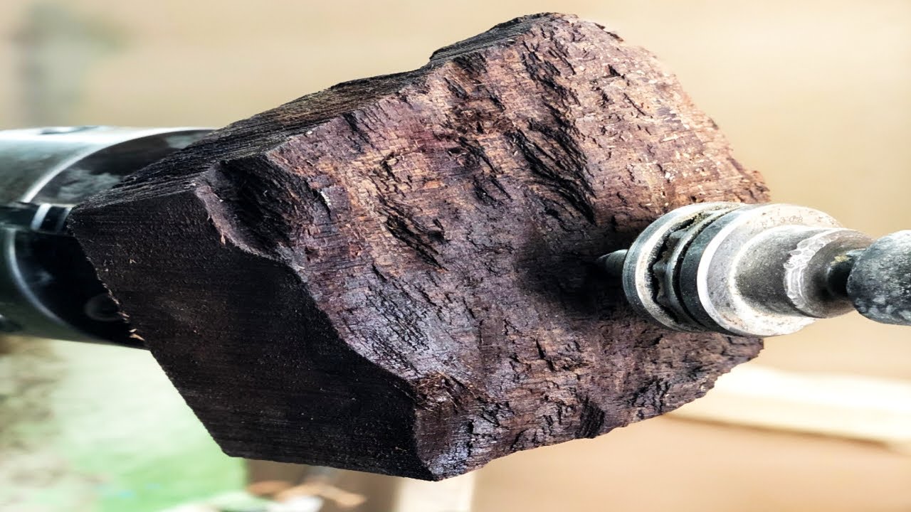 Very Easy And Unique Wood Turning Idea- Amazing Woodworking Crazy - DIY ...
