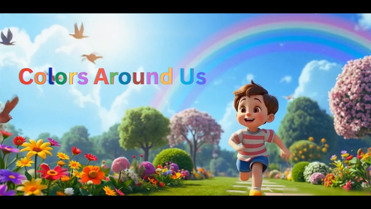 Colors Around Us 🌈 | Fun Learning Song for Kids - YouTube
