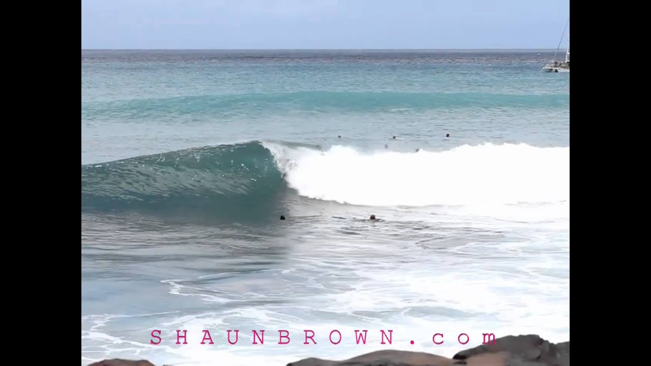 Asian bikini girl and Point Panic July 5, 2012 bodysurfing - YouTube