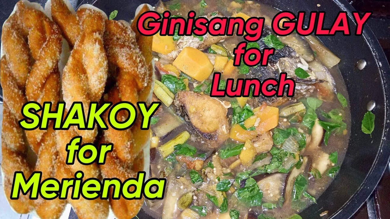 GINISANG GULAY w/ PINIRITONG ISDA// PAANO GUMAWA ng SHAKOY na may ...