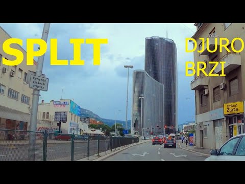 Kratka vožnja autom kroz Split, Županijski sud - Westgate tower ...
