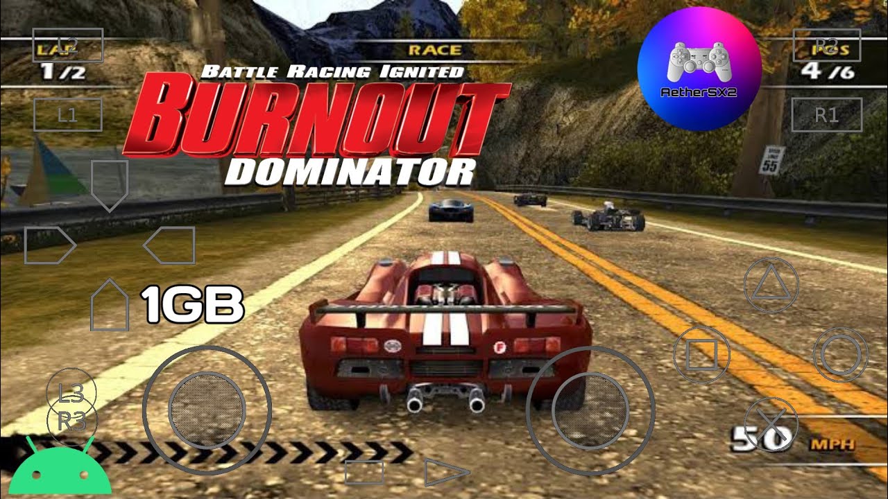 Burnout Dominator PS2 Game For Aether SX2 PS2 Emulator on Android ...