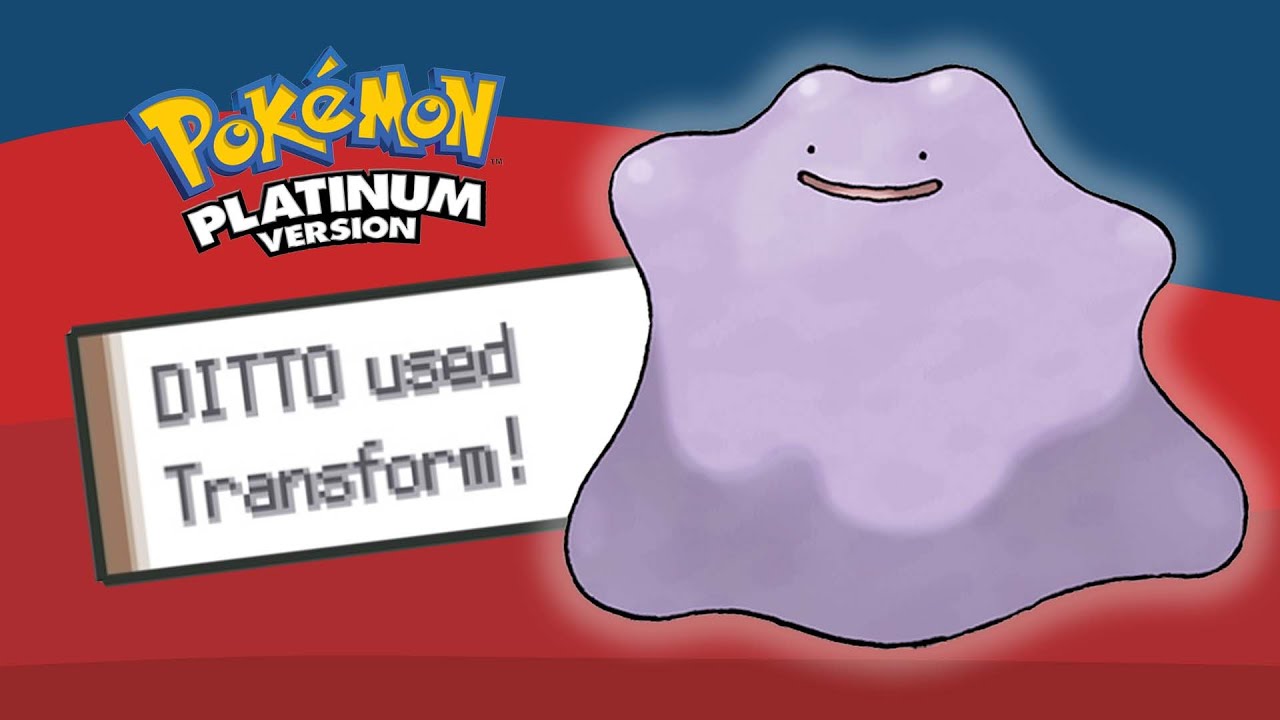 Can You Beat Pokemon Platinum with only a Ditto? - YouTube